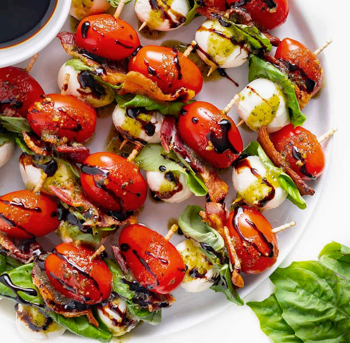 Fig Balsamic Caprese Salad Bites – Rocky Mountain Olive Oil