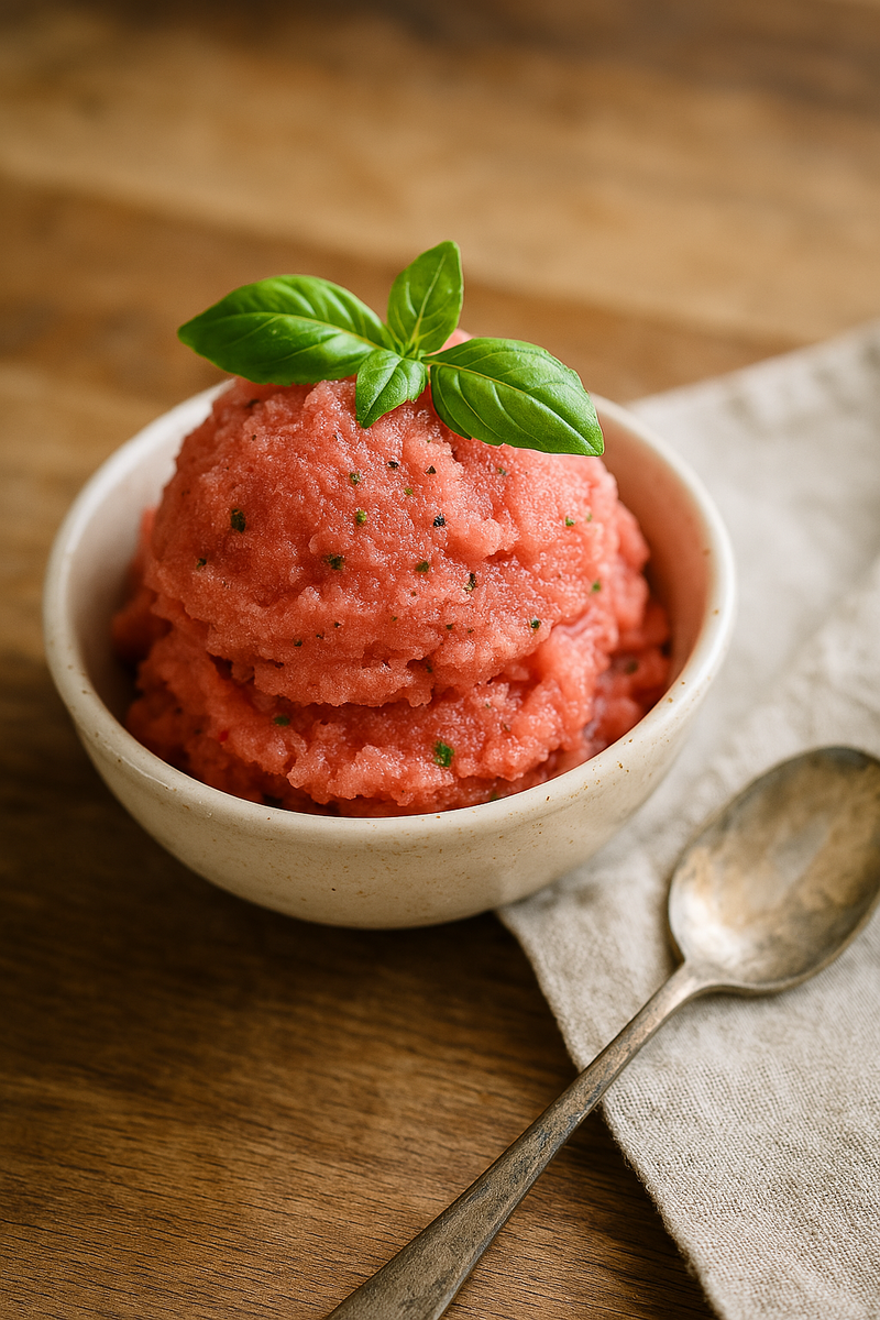 Strawberry Kiwi Basil Sorbet – Rocky Mountain Olive Oil
