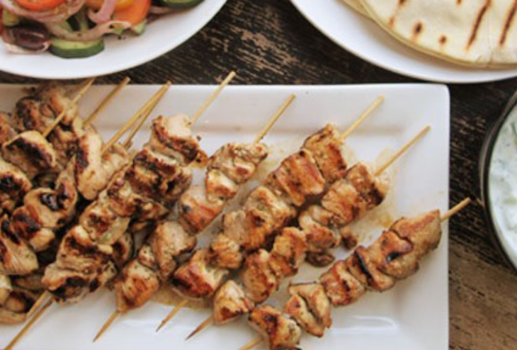 Greek Style Chicken Slouvaki – Rocky Mountain Olive Oil