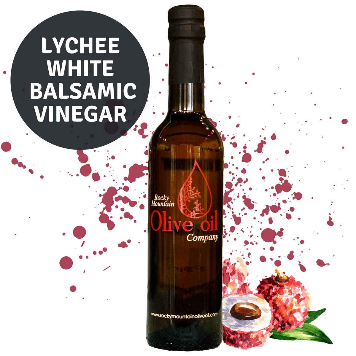 Lychee White Balsamic Vinegar – Rocky Mountain Olive Oil