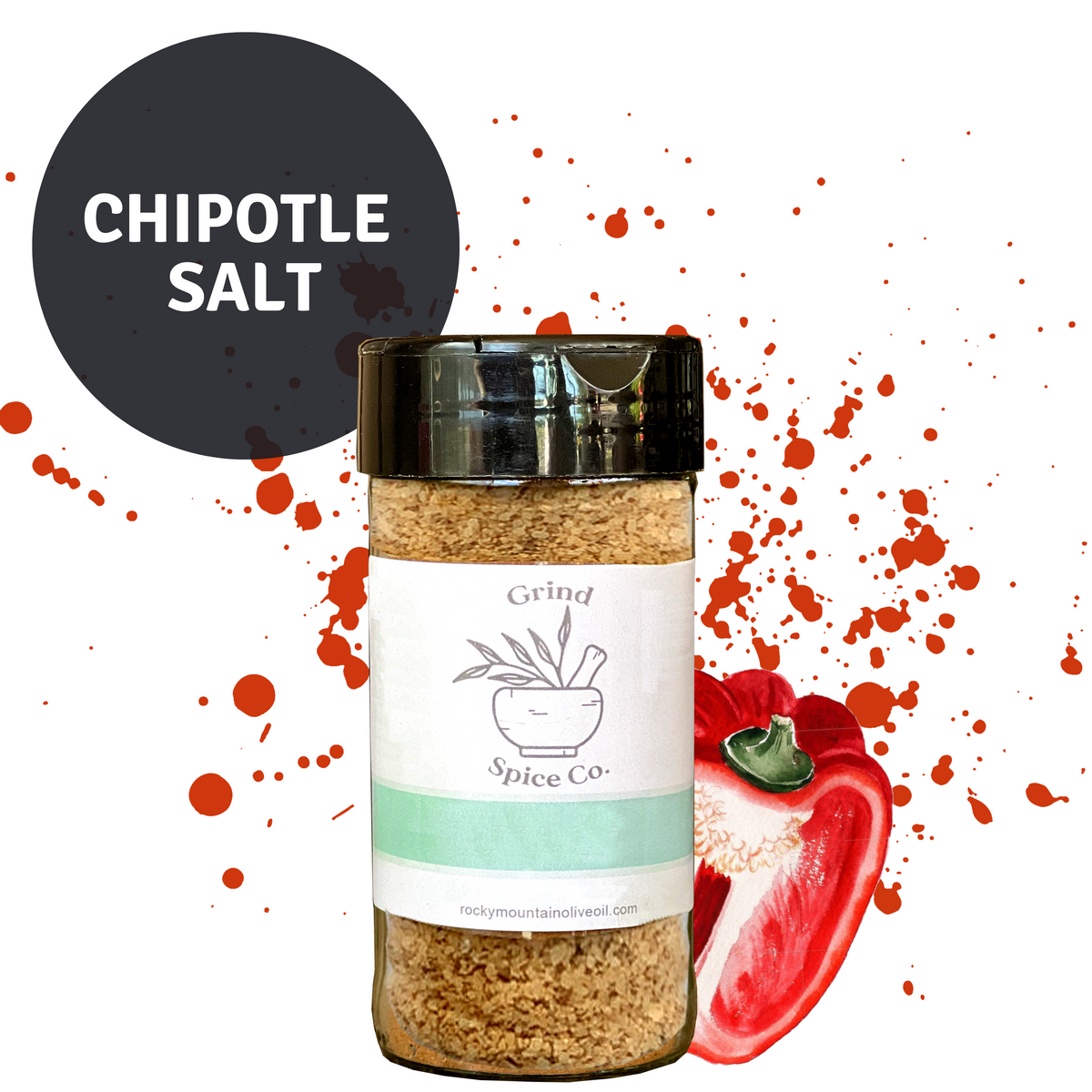 Longs Peak Lava Chipotle Salt – Rocky Mountain Olive Oil